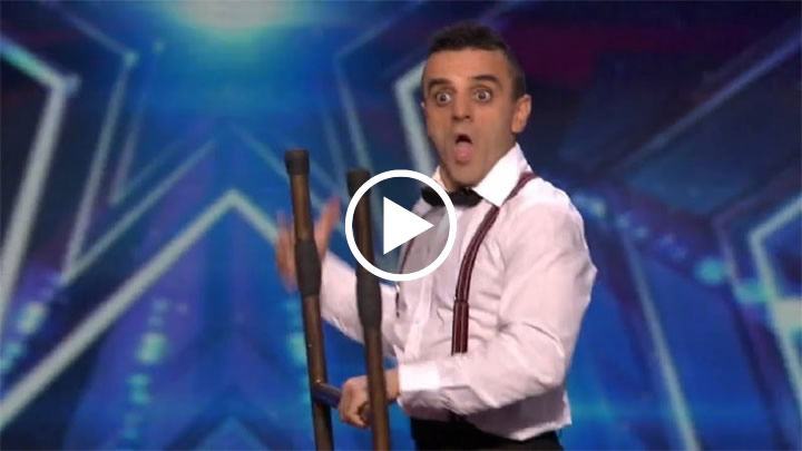 Americas Got Talent Un Uomo E La Sua Scala Incantano I Giudici 