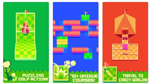 "Nano Golf: Puzzle Putting", minigolf in pixel art con dinamiche arcade ...