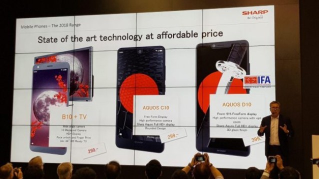 Sharp B10, Aquos C10, e Aquos D10: ecco il ritorno ufficiale in Europa ...