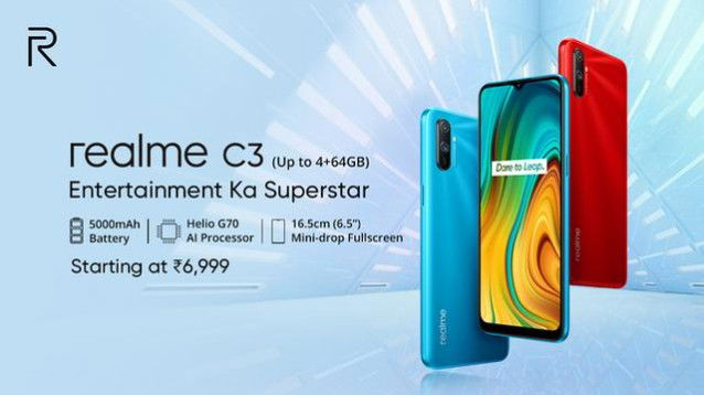 Realme C3: ufficiale il low cost multimediale con maxi autonomia