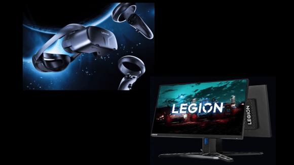 Lenovo Legion: presentati visore VR, gaming monitor, cuffie tws e molto ...