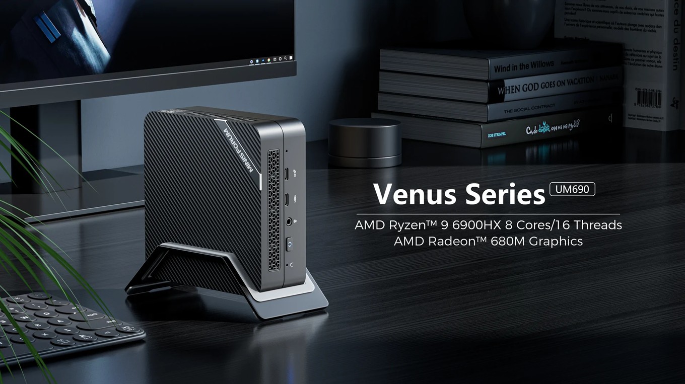 miniPC Venus UM690: ufficiale il nuovo computer compatto di Minisforum