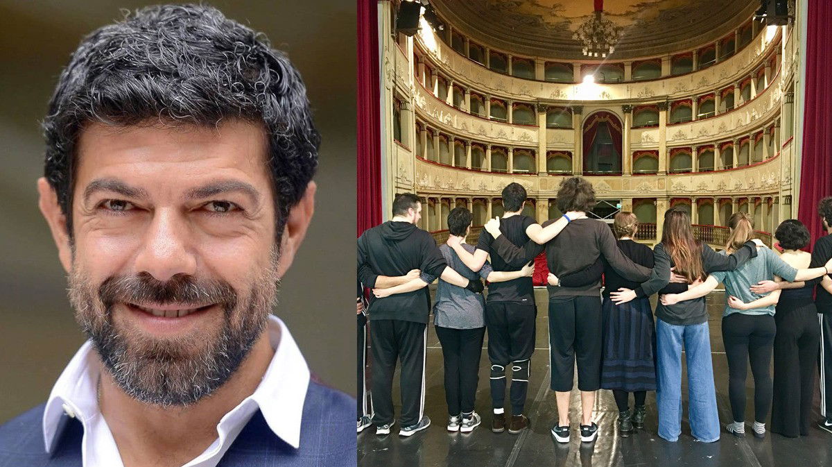 Sente un urlo e chiama la polizia, ma erano le prove della scuola di recitazione di Favino