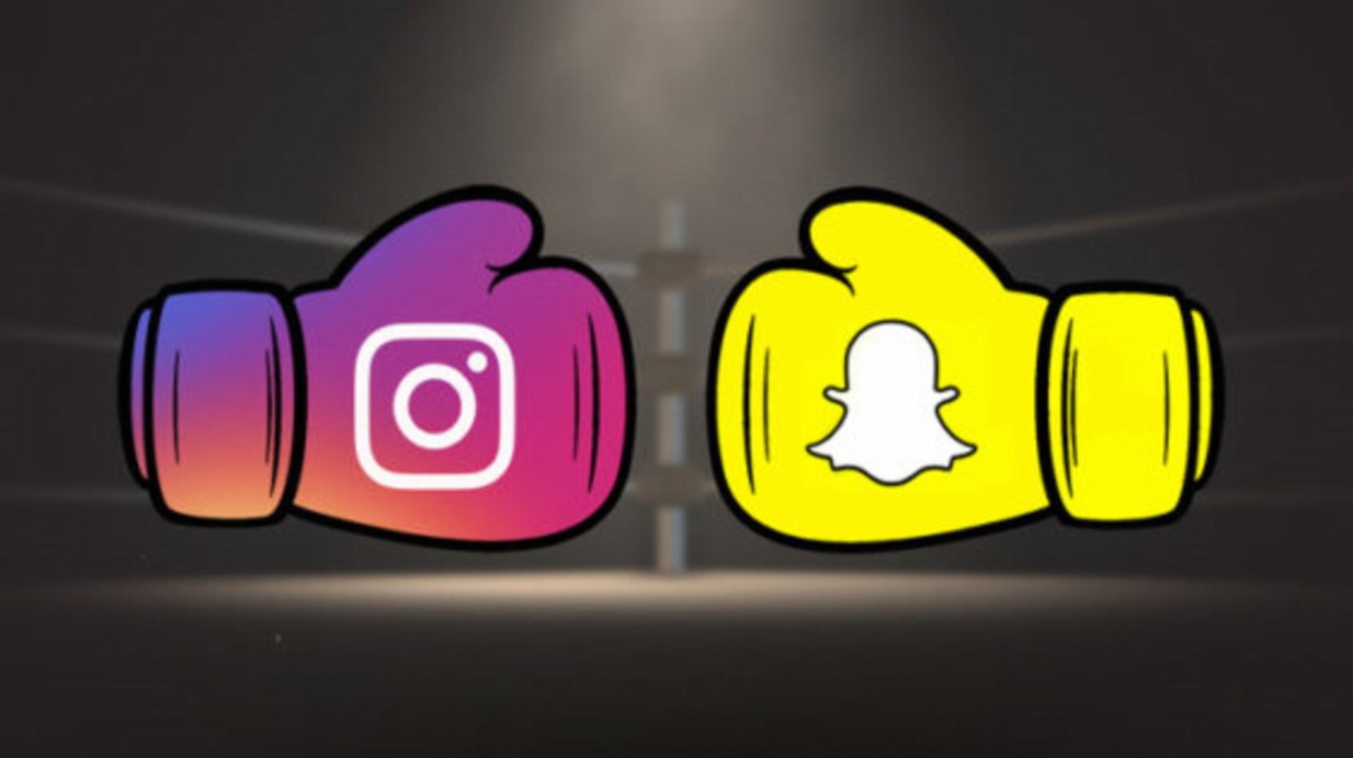 Instagram vs Snapchat: è confronto - scontro a suon di novità