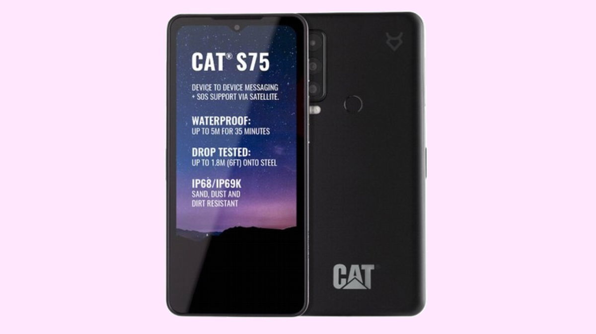CAT S75: ufficiale il rugged phone con comunicazioni satellitari bidirezionali