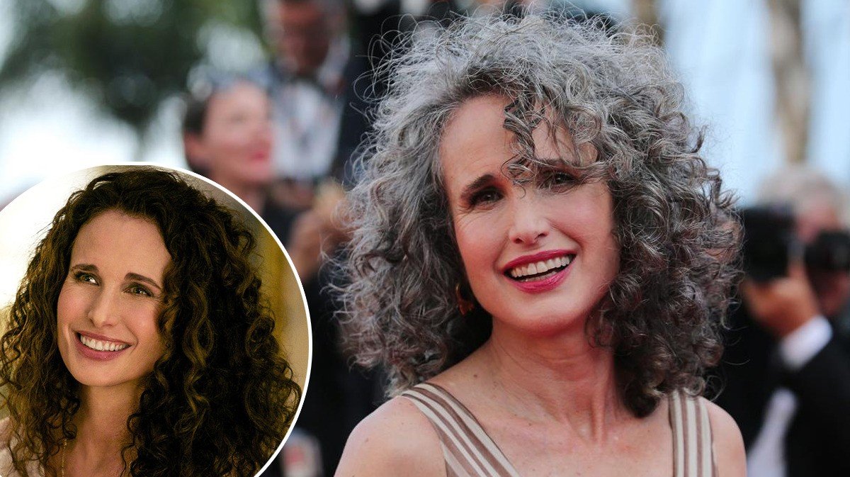 Andie MacDowell: "Sono a mio agio con i capelli grigi, volevo farlo da ...