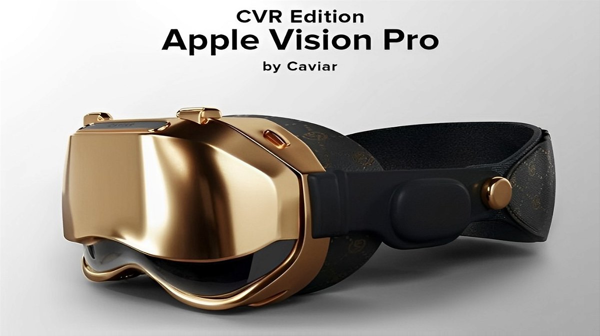 Caviar lancia l'Apple Vision Pro CVR Edition in oro 18 carati nel 2024