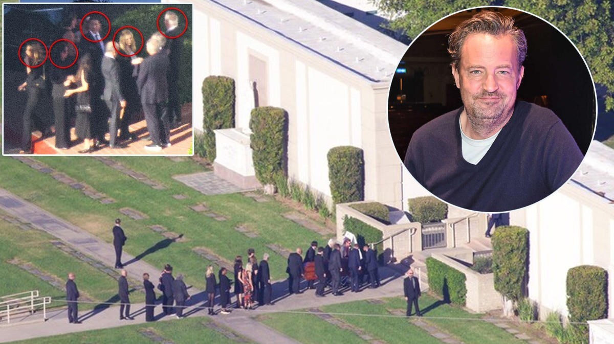 Funerale di Matthew Perry, presente il cast di "Friends" al completo