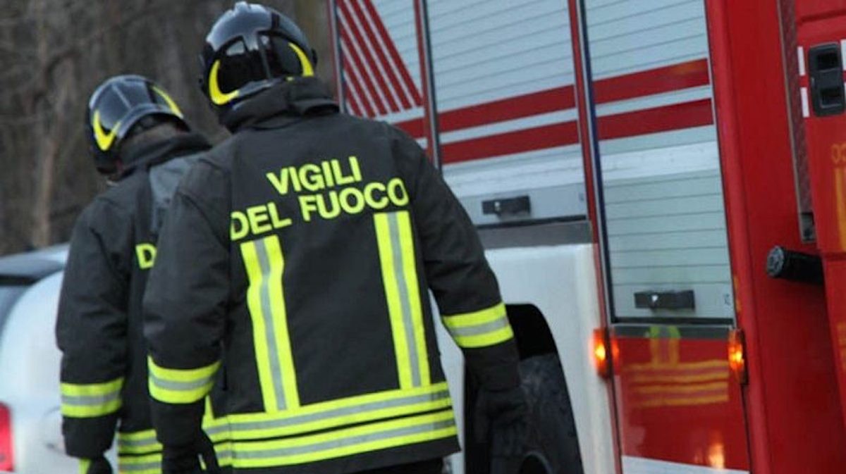 Incendio a Scurcola, cane salvato con maschera d'ossigeno