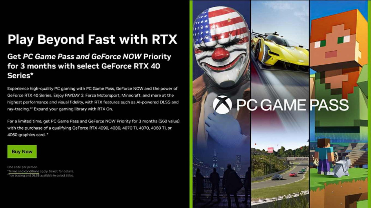 Nvidia regala tre mesi di PC Game Pass e GeForce NOW Priority ...