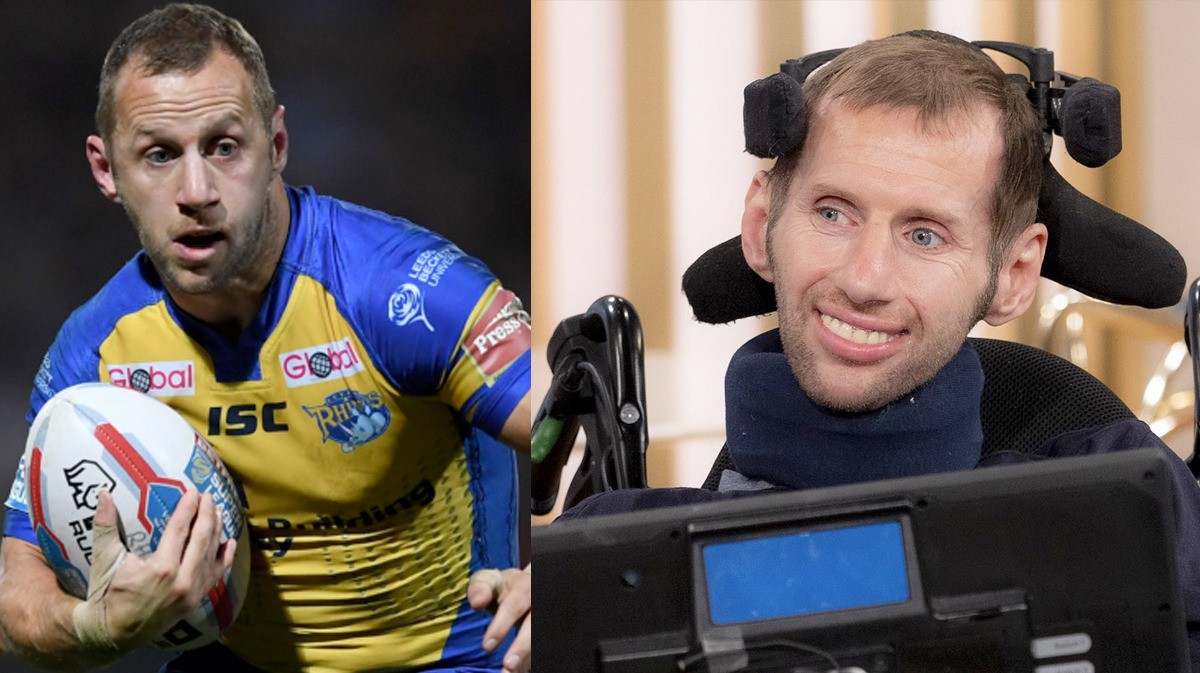 Il commovente addio della star del rugby Rob Burrow: "Quando vedrai ...