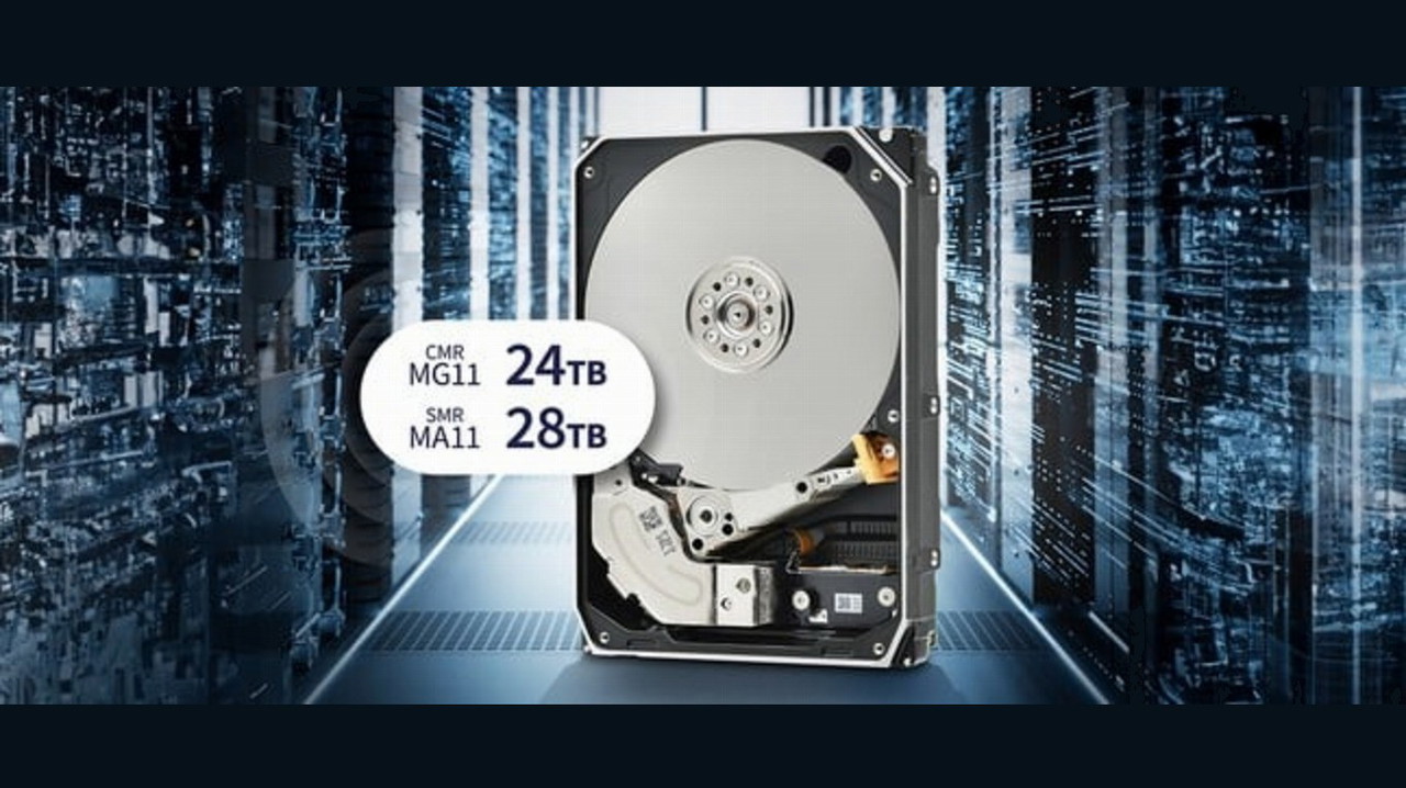 Toshiba lancia nuovi hard disk Enterprise: 24 TB CMR e 28 TB SMR per il ...