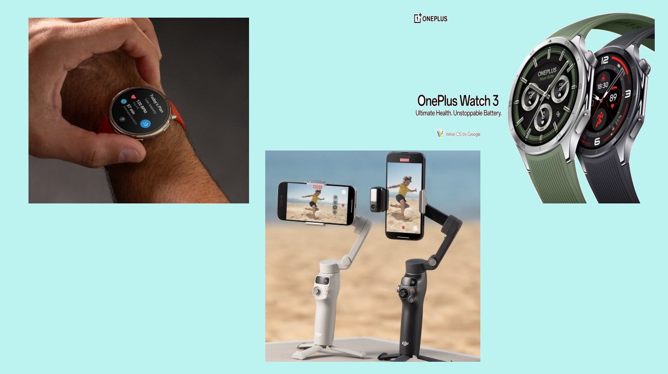 Amazfit Active 2, OnePlus Watch 3, DJI Osmo Mobile 7 e 7P: grande ...