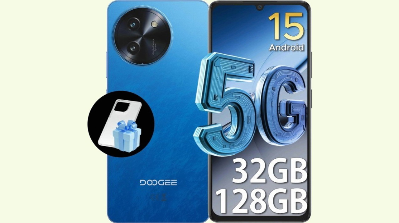 Doogee Note 59 5G: uno smartphone economico con un design familiare