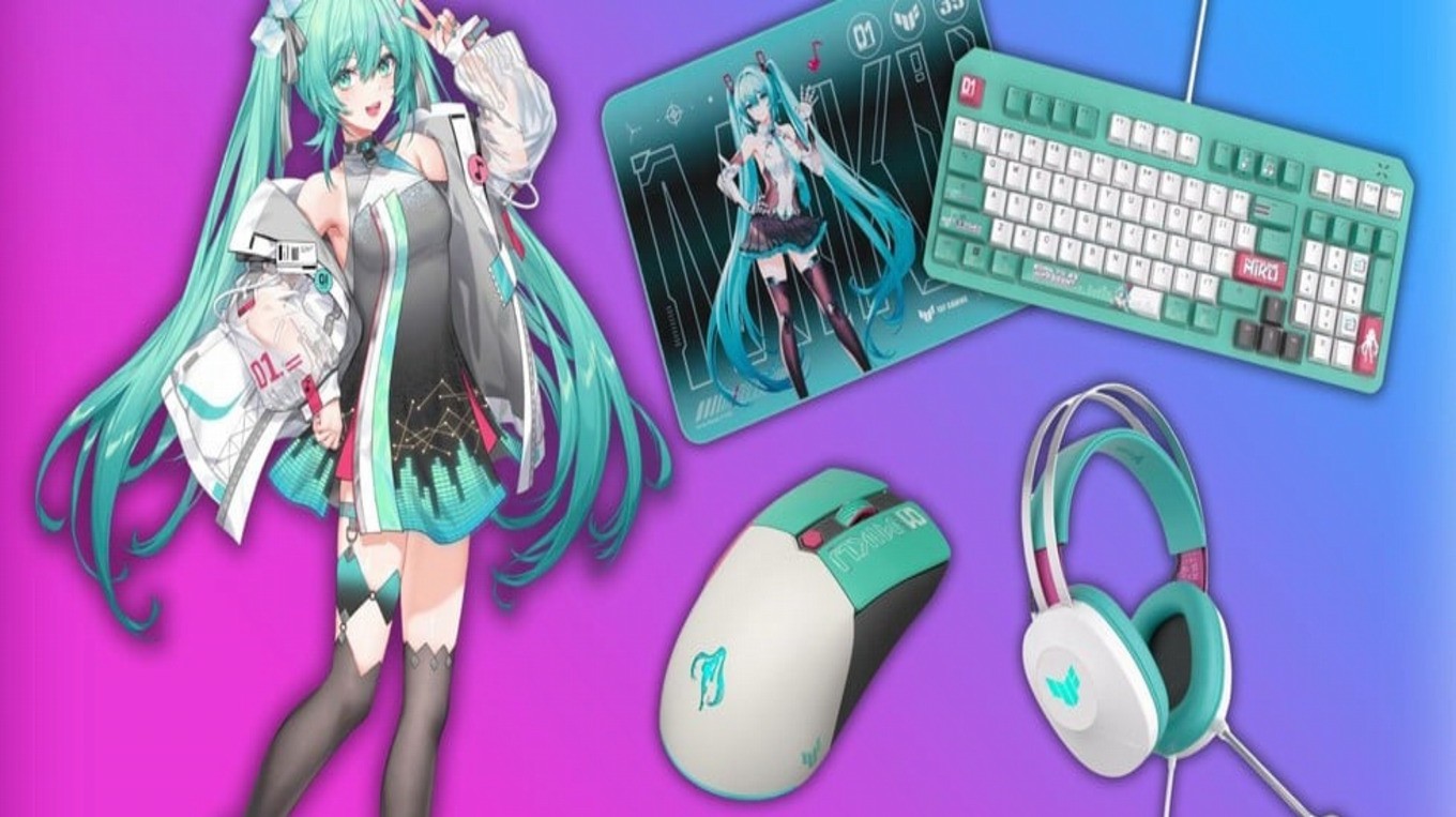 ASUS TUF Gaming x Hatsune Miku: periferiche gaming con stile Cyberpunk
