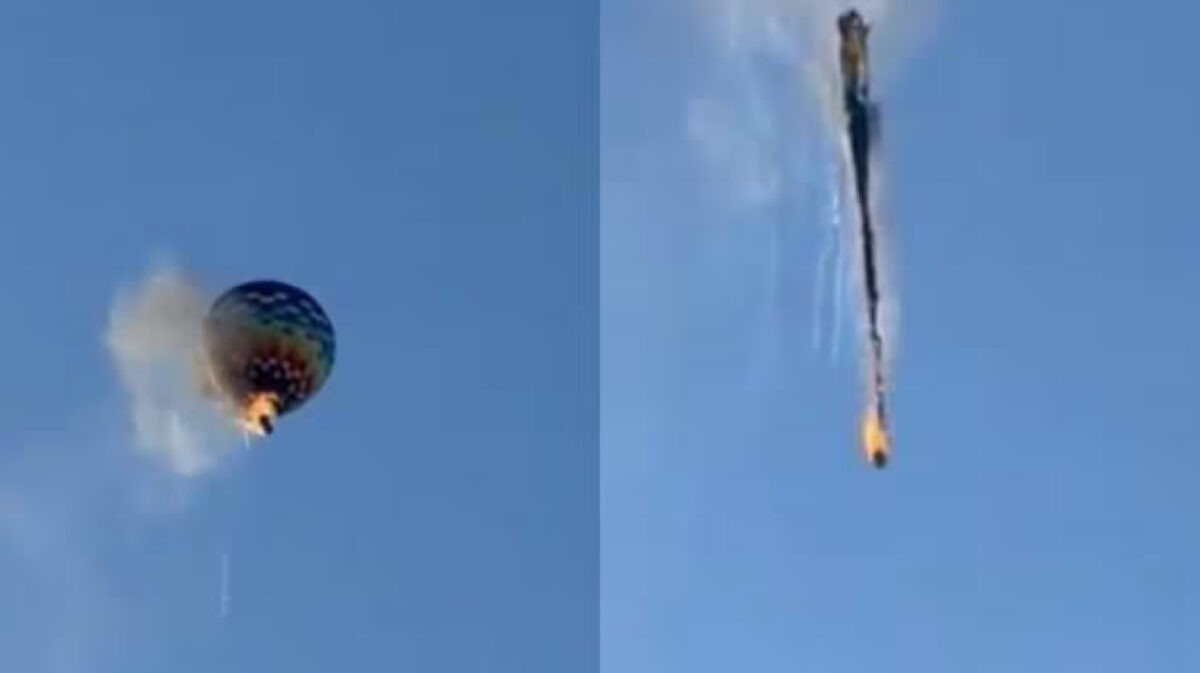 Brasile, mongolfiera prende fuoco e precipita: 22 persone a bordo ...