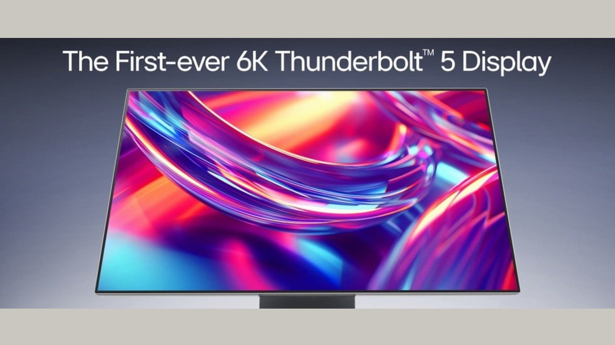 LG UltraFine evo 6K: il nuovo monitor professionale con Thunderbolt 5