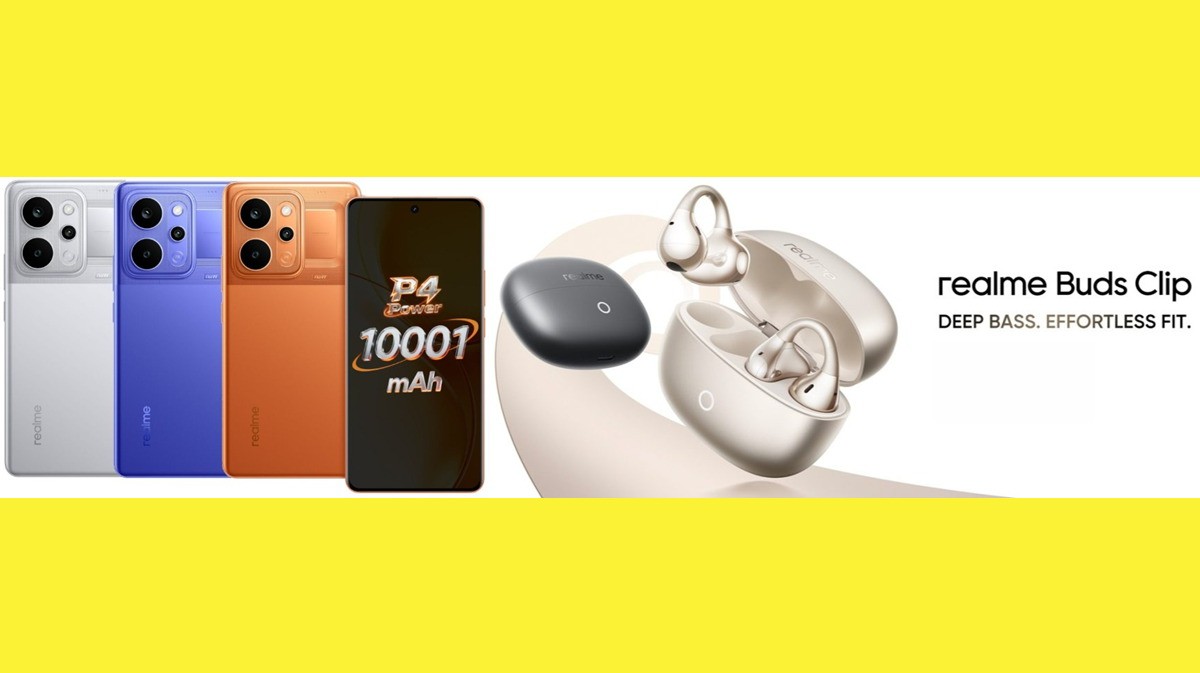 realme rilancia in India con P4 Power 5G, Buds Clip e powerbank ...