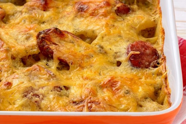 Patate e wurstel al formaggio - Fidelity Cucina