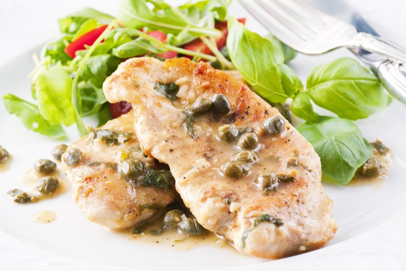 Pollo cremoso limone e capperi - Fidelity Cucina