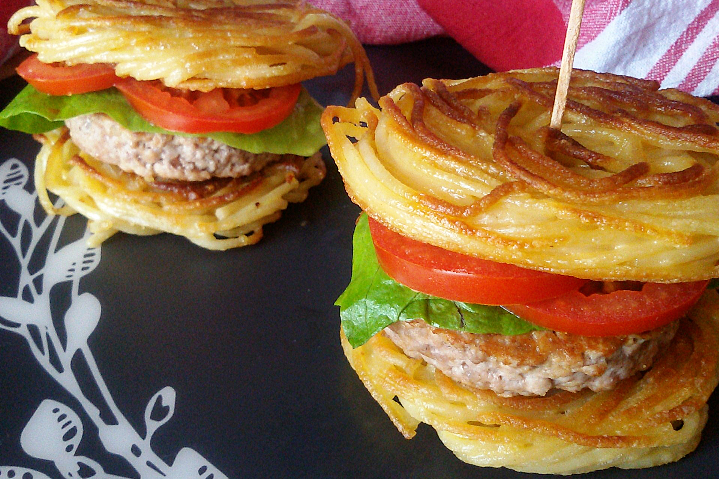 Spaghetti burger all'italiana - Fidelity Cucina