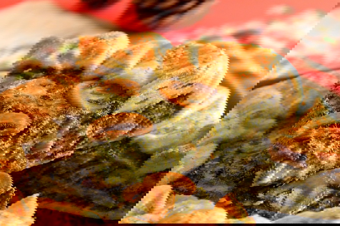 Torta salata con spinaci, funghi e besciamella - Fidelity Cucina