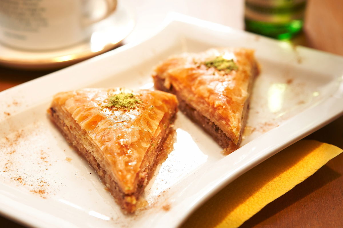 Baklava servito a torta - Fidelity Cucina