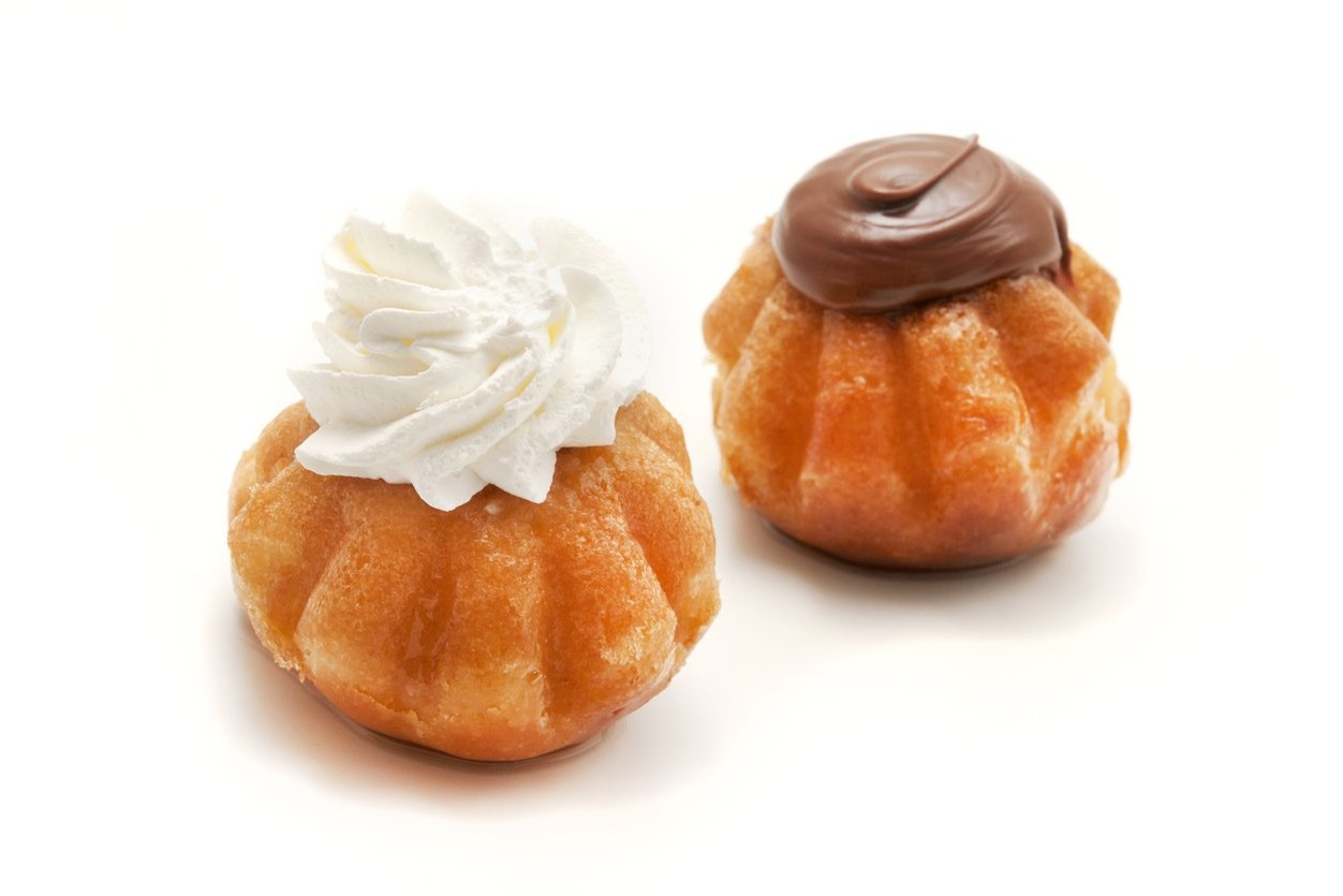 Mini Babà facili con chantilly e crema gianduia - Fidelity Cucina