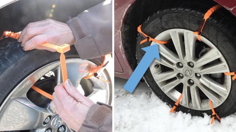 Queste fascette sostituiscono le catene da neve. Ecco come usarle in ...