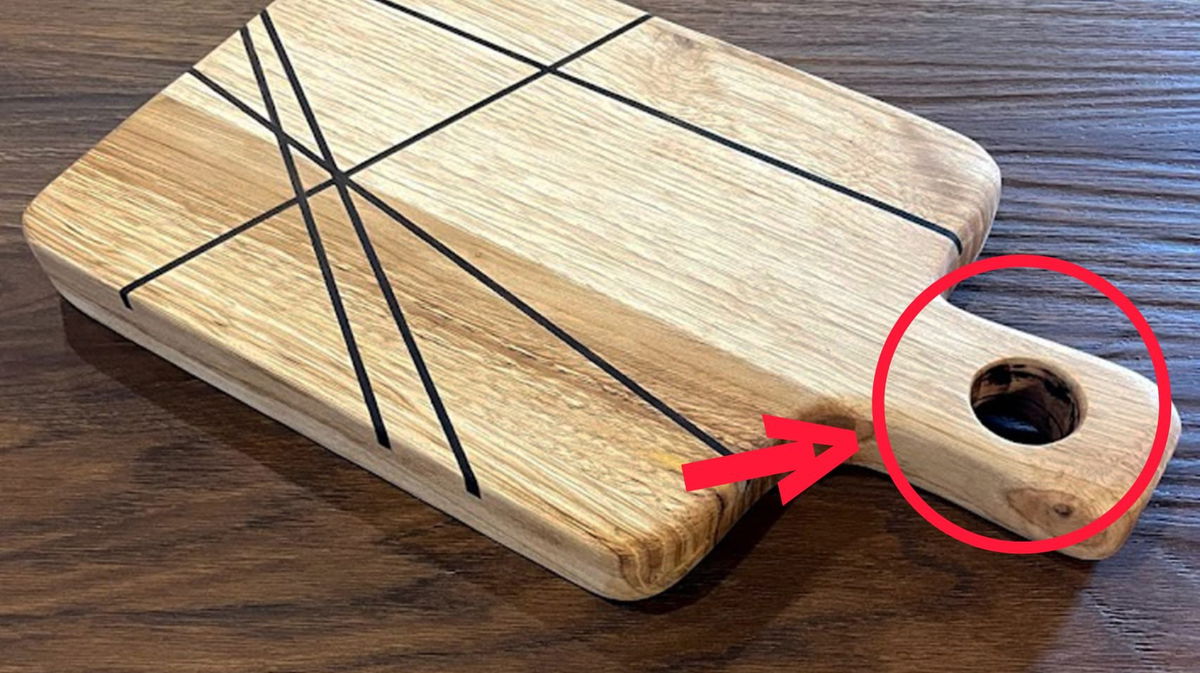 Svelato il mistero del tagliere: ecco perchè hanno un buco nel manico