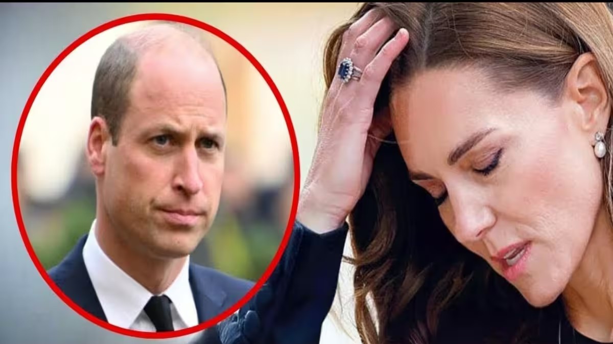 Kate disperata, lei malata in casa e William in giro a divertirsi